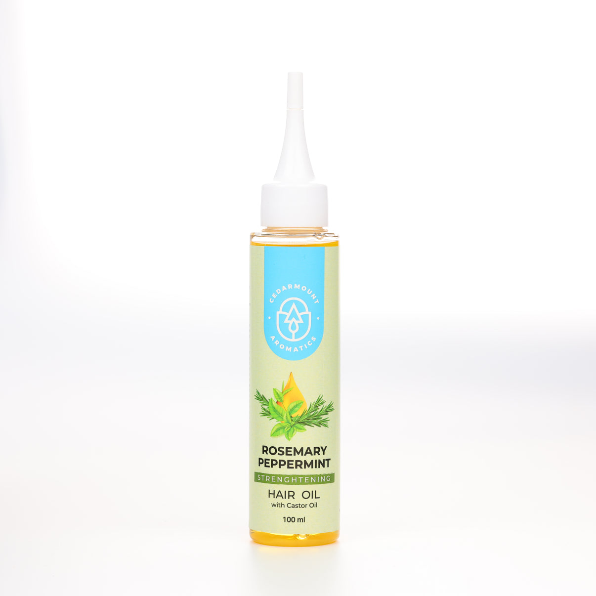 Rosemary Peppermint Hair Oil (with Castor Oil) – Cedarmount Aromatics